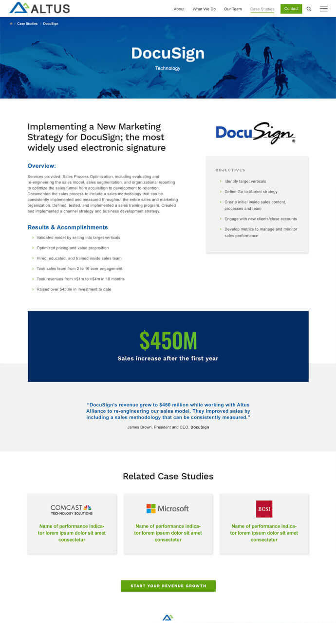 Altus Alliance : efelle creative, Seattle, WA