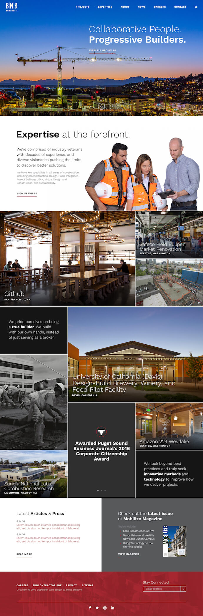 BNBuilders : efelle creative, Seattle, WA