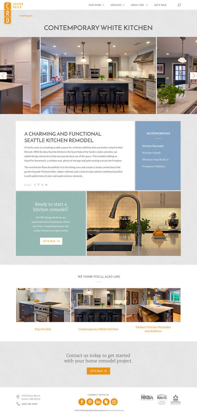 CRD Design Build : efelle creative, Seattle, WA