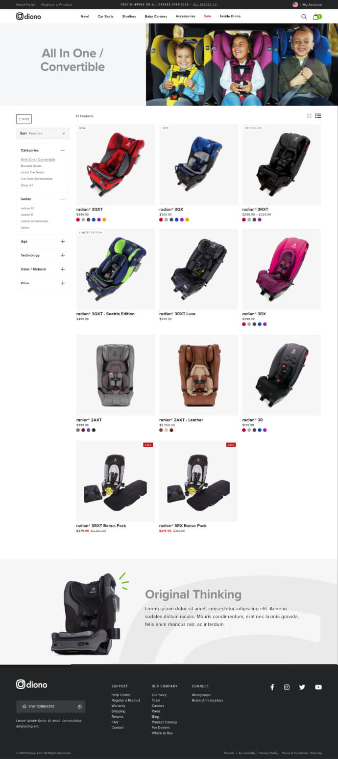 Diono : efelle creative, Seattle, WA