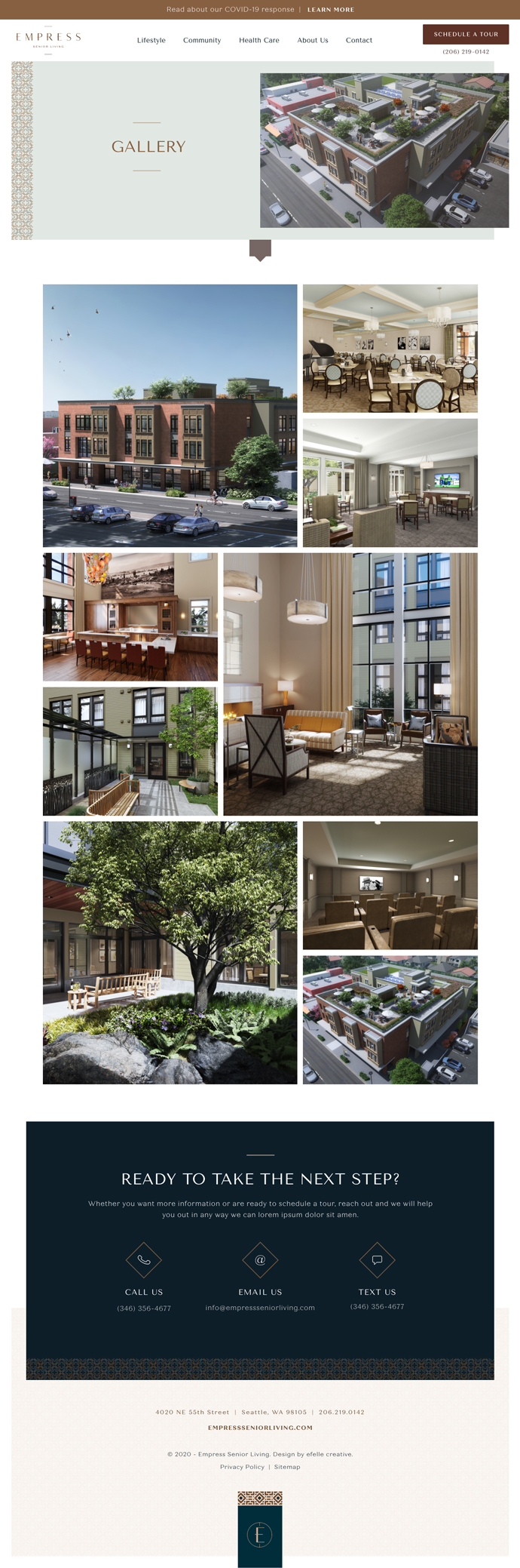 Empress Senior Living : efelle creative, Seattle, WA