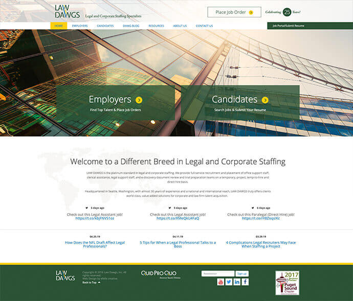 Law Dawgs : efelle creative, Seattle, WA