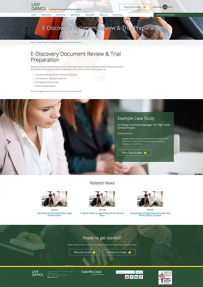 Law Dawgs : efelle creative, Seattle, WA