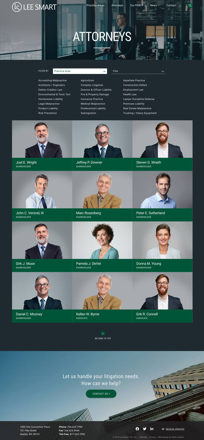 Lee Smart, P.S. : efelle creative, Seattle, WA