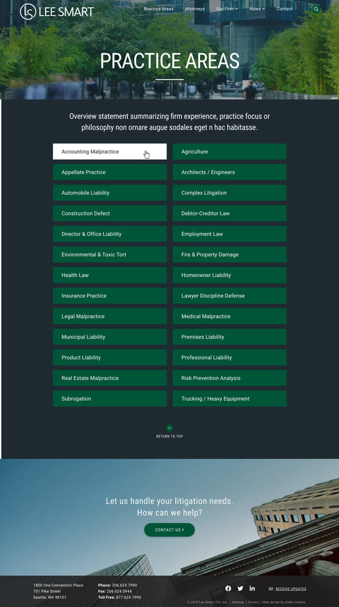 Lee Smart, P.S. : efelle creative, Seattle, WA