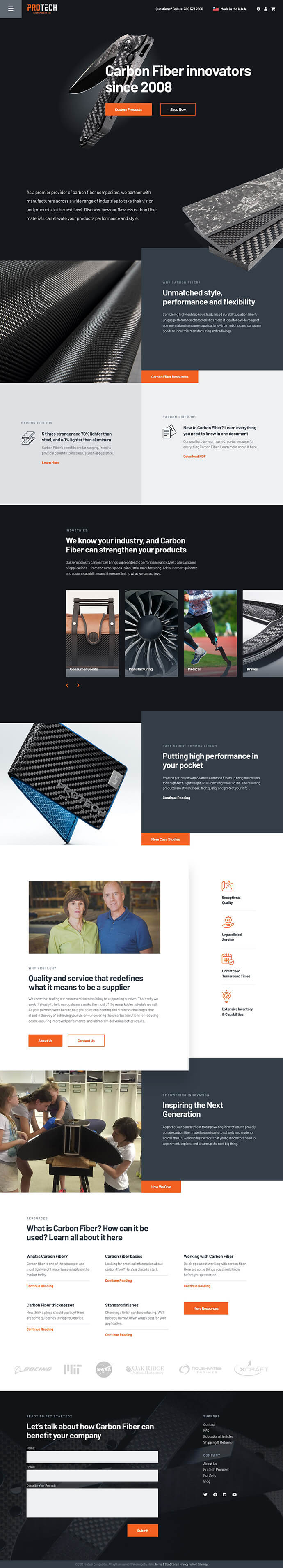 Protech Composites : efelle creative, Seattle, WA