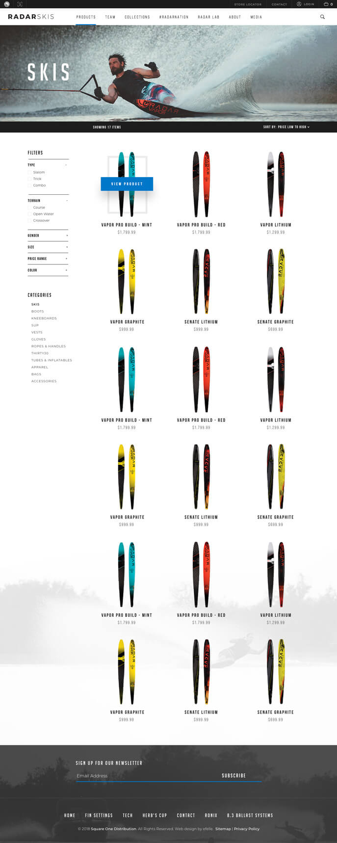 Radar Skis : efelle creative, Seattle, WA