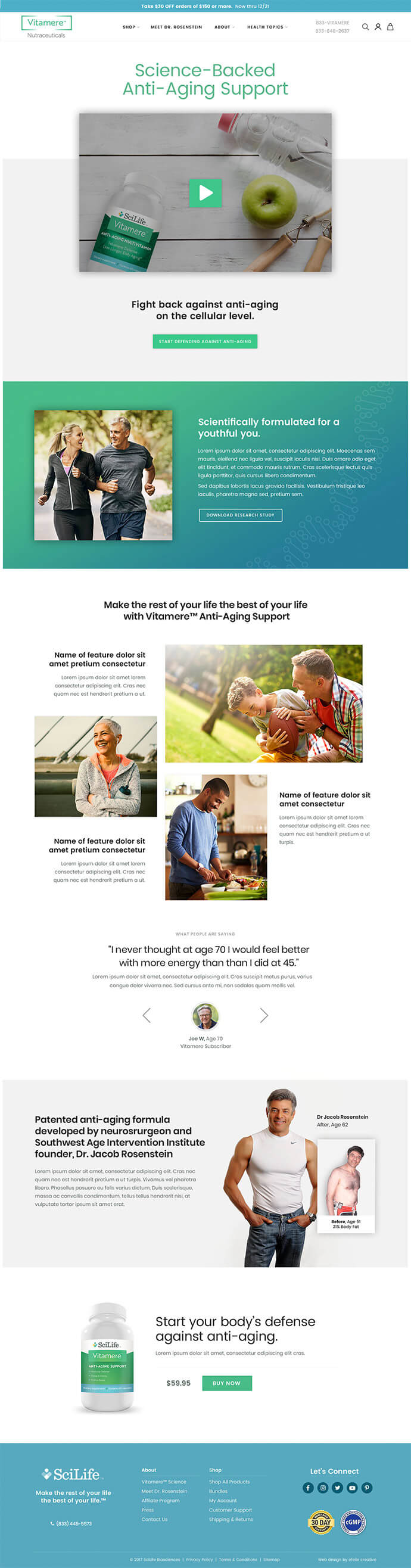 SciLife BioSciences : efelle creative, Seattle, WA