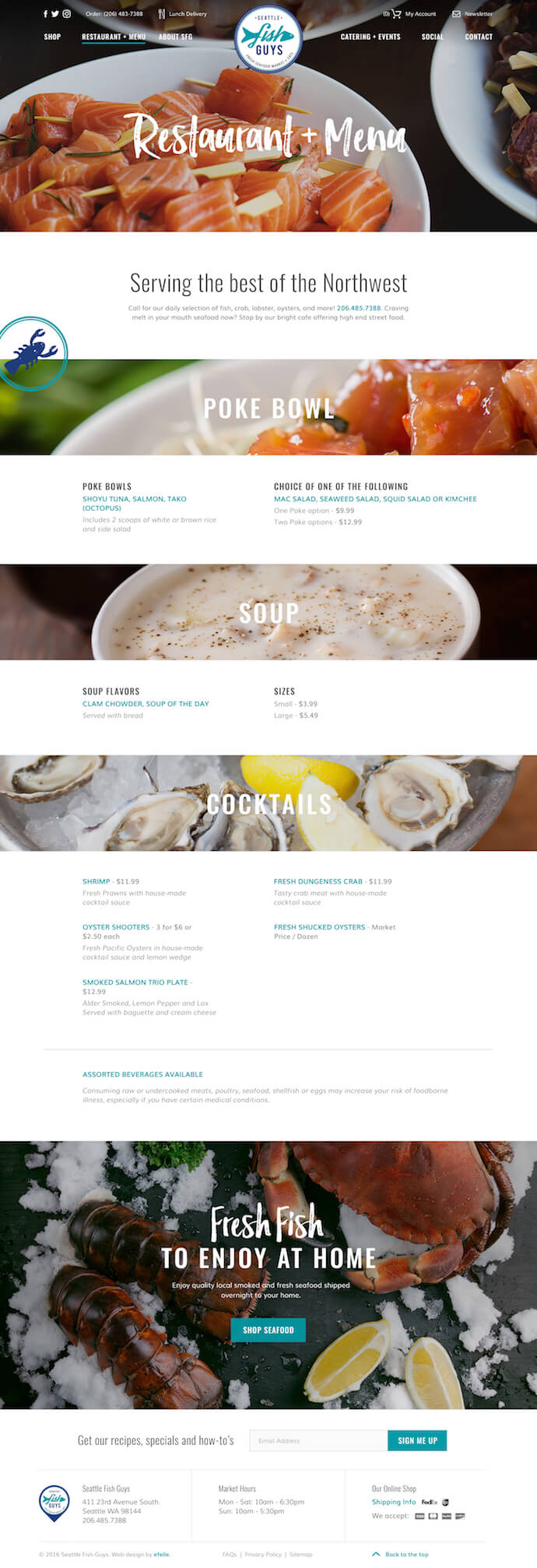 Seattle Fish Guys : efelle creative, Seattle, WA