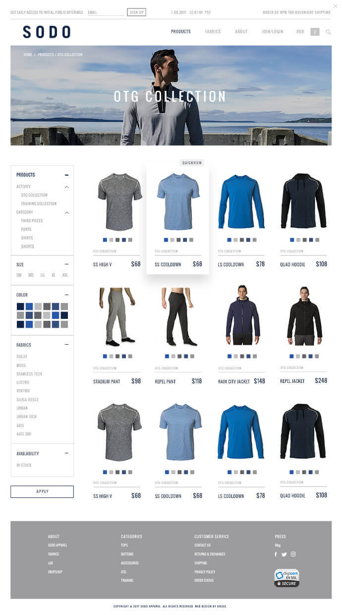 SODO Apparel : efelle creative, Seattle, WA