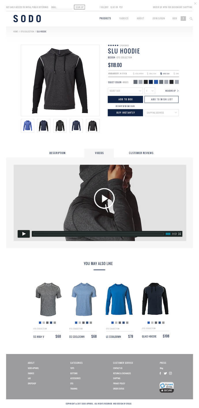 SODO Apparel : efelle creative, Seattle, WA