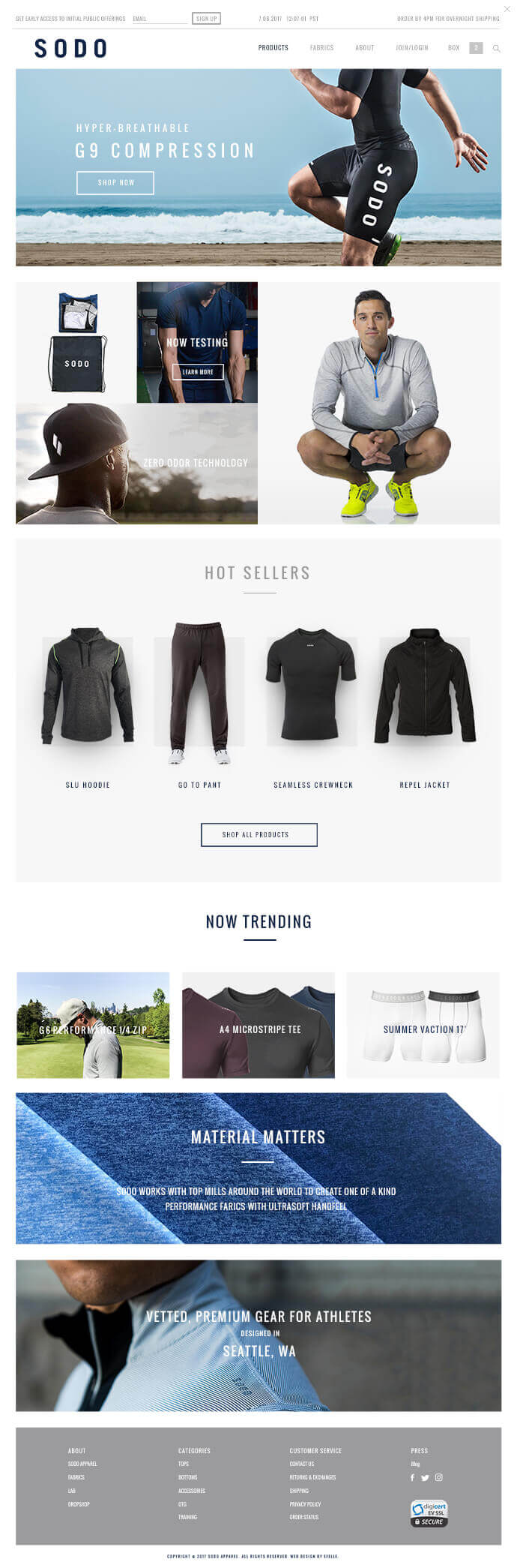 SODO Apparel : efelle creative, Seattle, WA