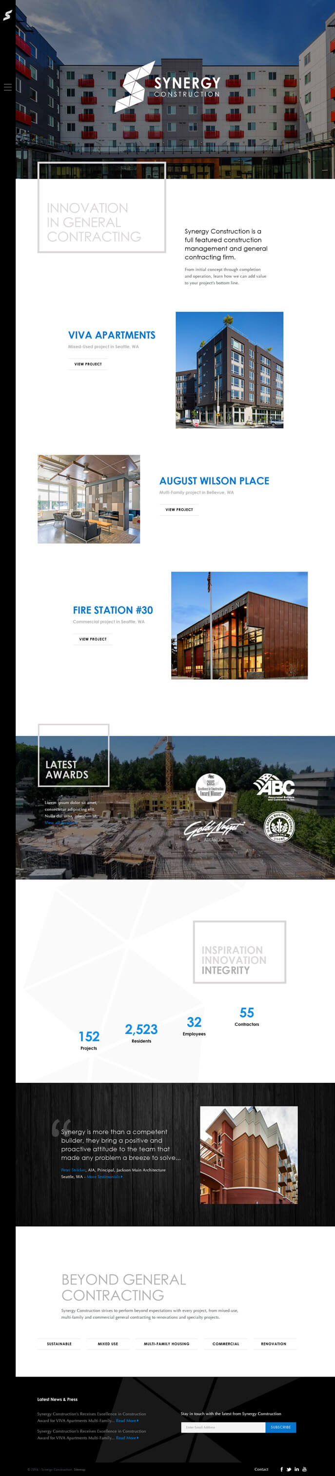 Synergy Construction : efelle creative, Seattle, WA