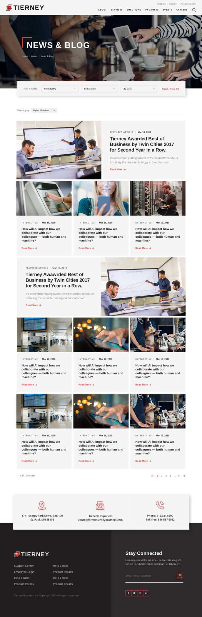 Tierney Brothers : efelle creative, Seattle, WA