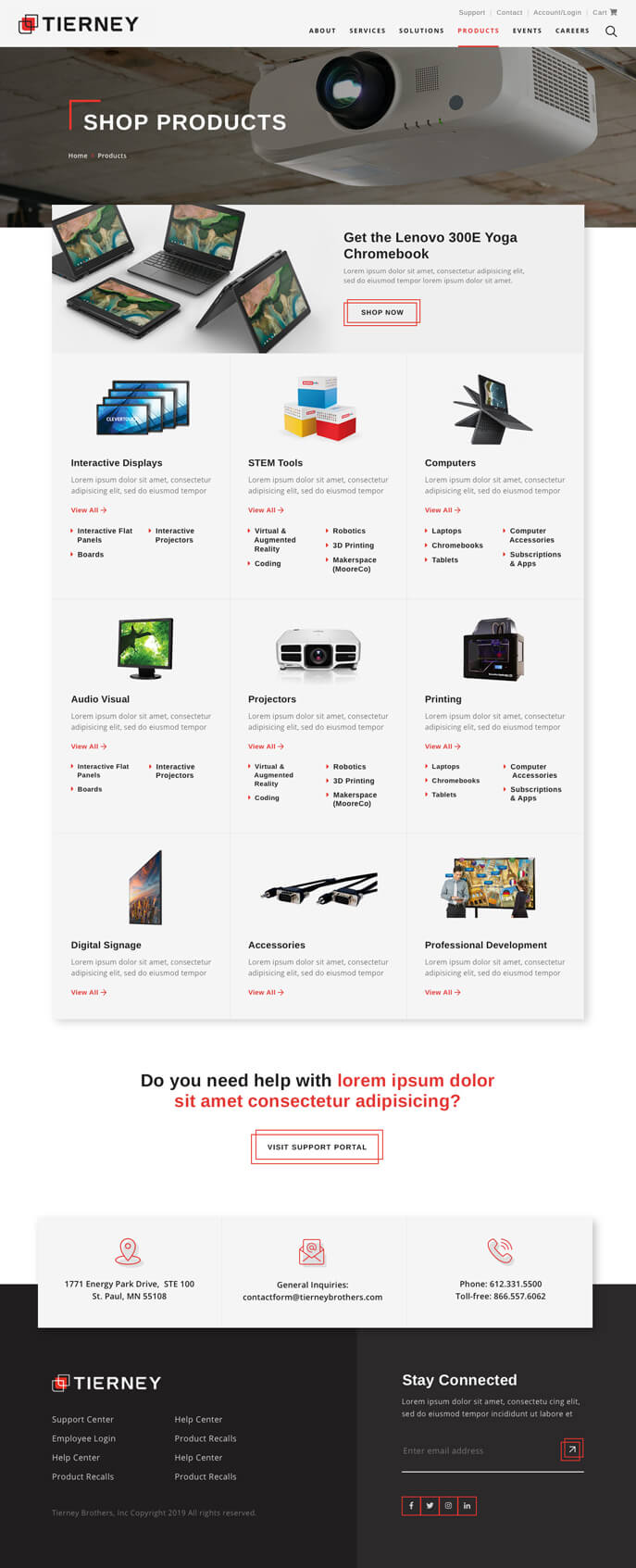 Tierney Brothers : efelle creative, Seattle, WA