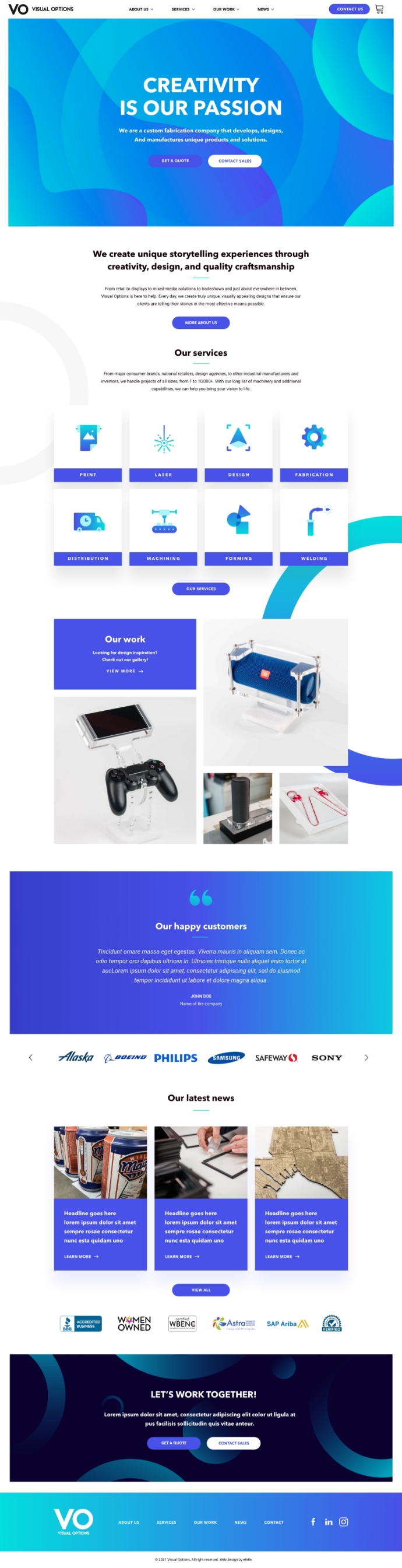 Visual Options : efelle creative, Seattle, WA