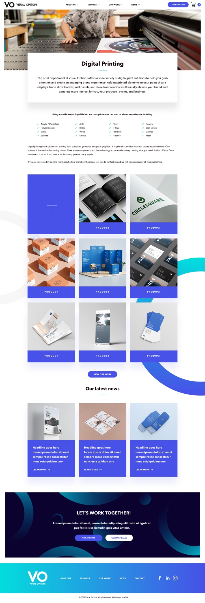 Visual Options : efelle creative, Seattle, WA