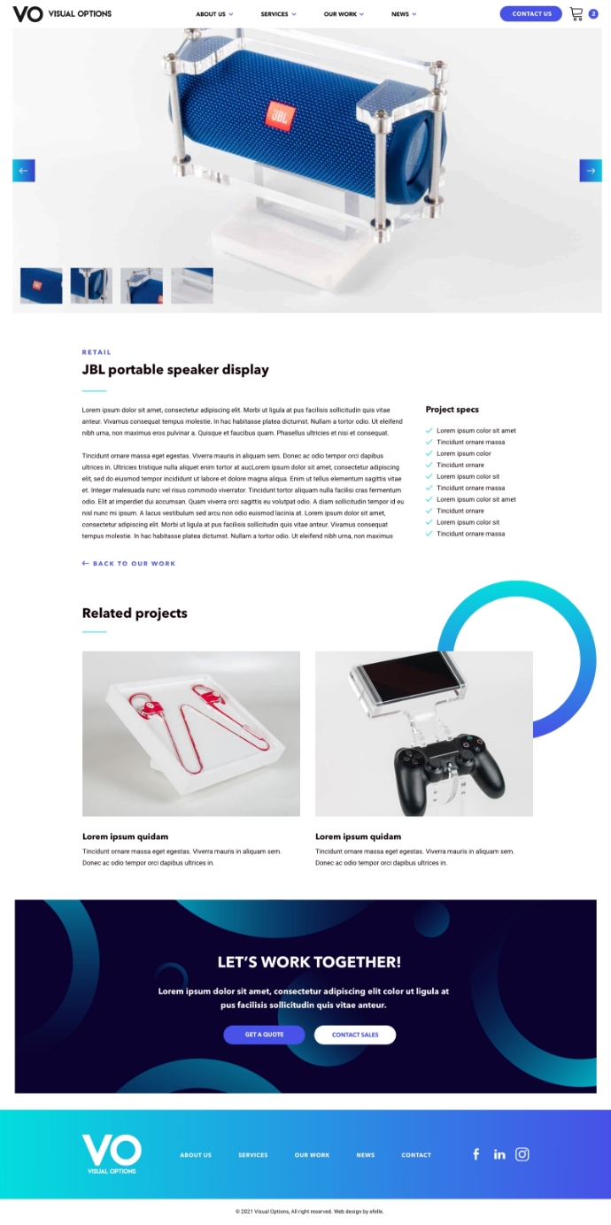 Visual Options : efelle creative, Seattle, WA