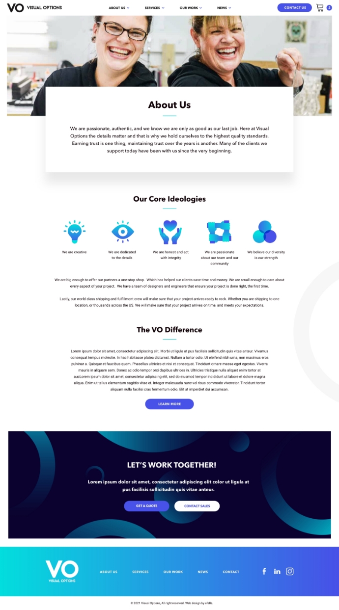 Visual Options : efelle creative, Seattle, WA