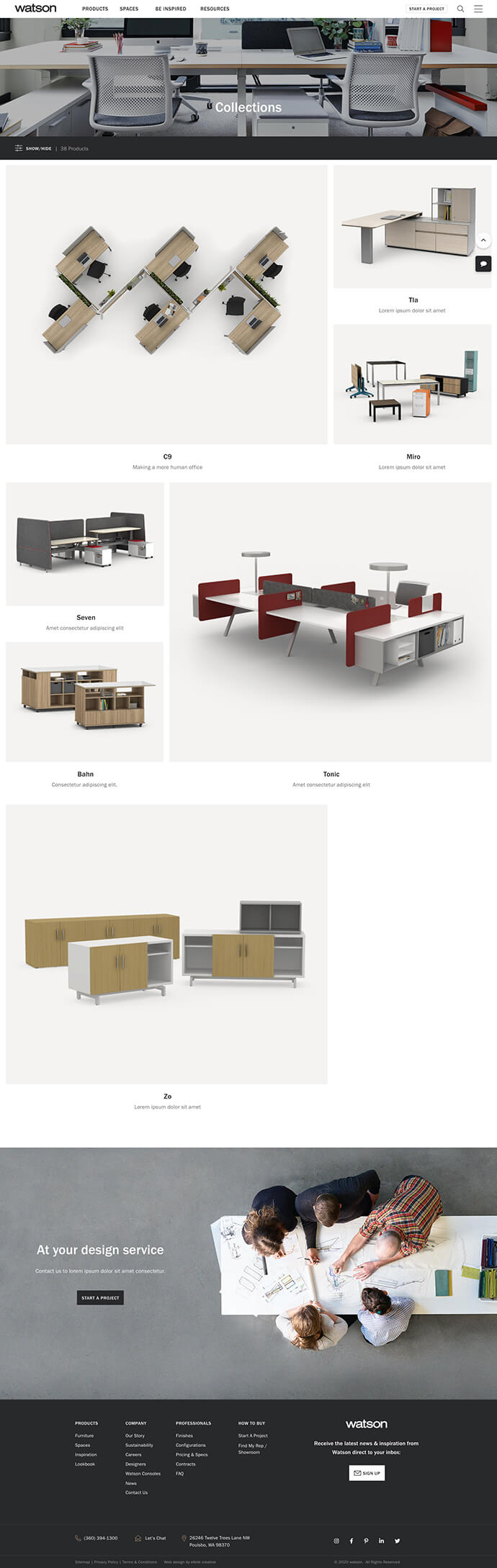 Watson Furniture : efelle creative, Seattle, WA